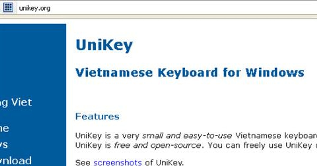 Cảnh báo người dùng Unikey