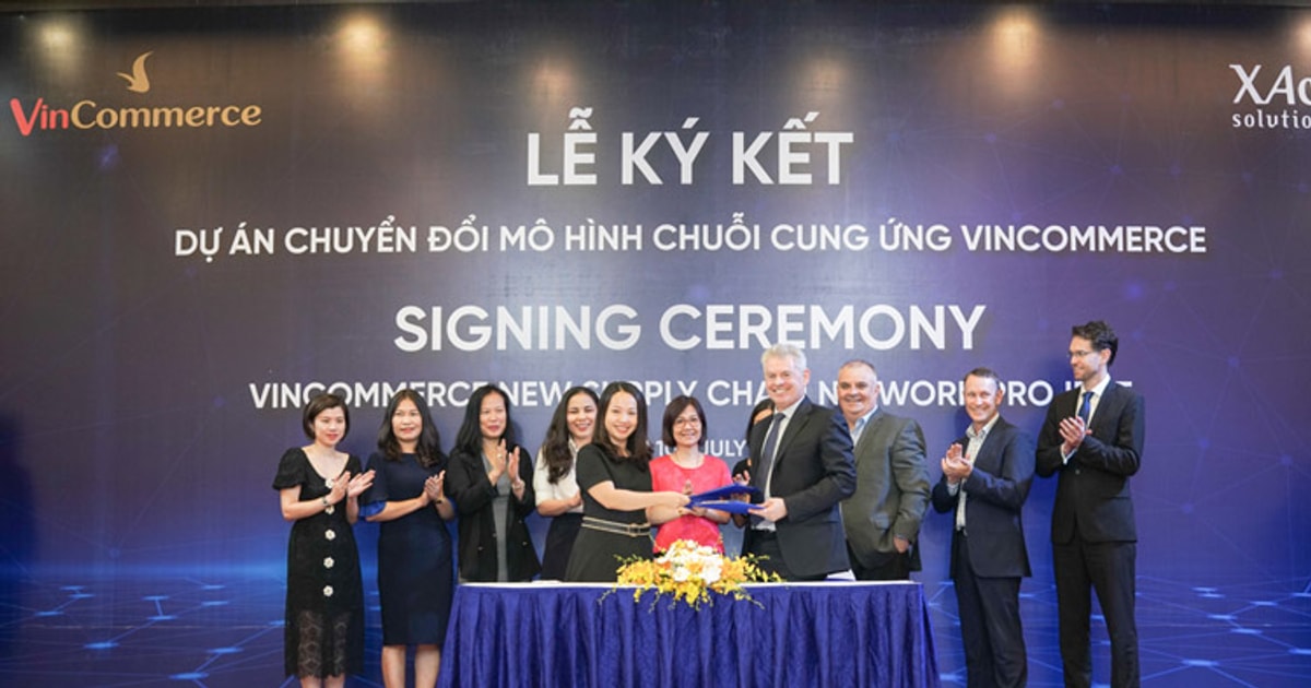 Vincommerce và XAct xây dựng mạng lưới chuỗi cung ứng chuẩn thế giới