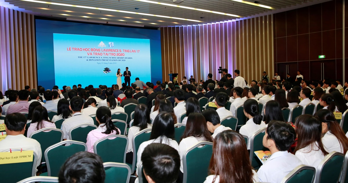 Quỹ Lawrence S. Ting và Công ty Phú Mỹ Hưng trao học bổng gần 8,5 tỷ đồng