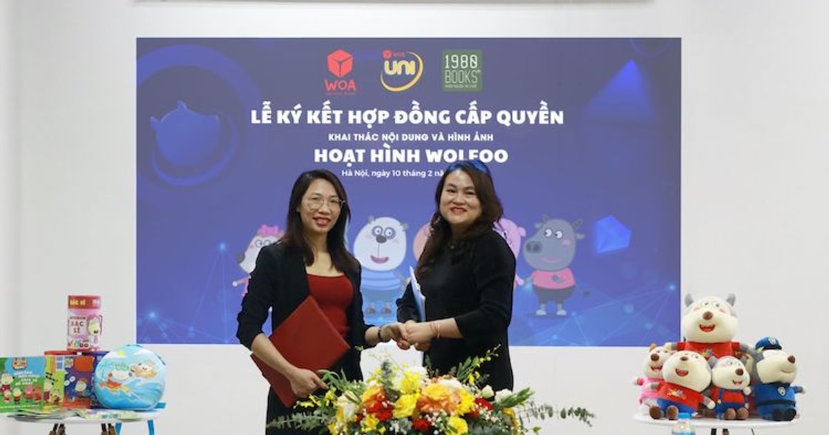 Woa Universal và 1980 Books hợp tác phát hành sản phẩm về chú sói Wolfoo