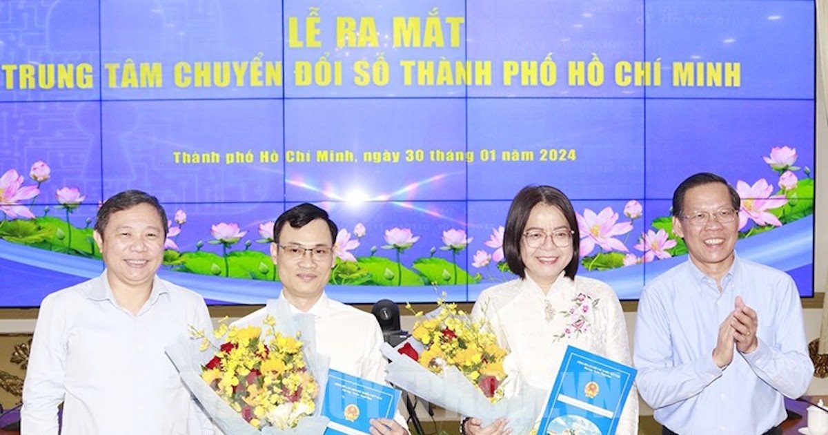 Bà Võ Thị Trung Trinh làm Giám đốc Trung tâm chuyển đổi số TP.HCM