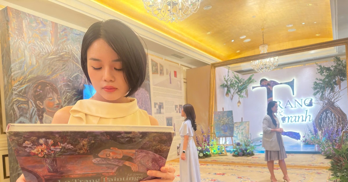 Cuốn sách mỹ thuật "Le Trang Paintings": Ngôn ngữ hóa dòng chảy cảm xúc ...