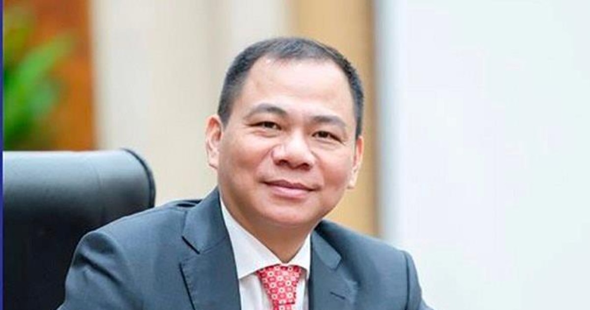 Tỷ phú Phạm Nhật Vượng lọt Top 200 người giàu nhất thế giới