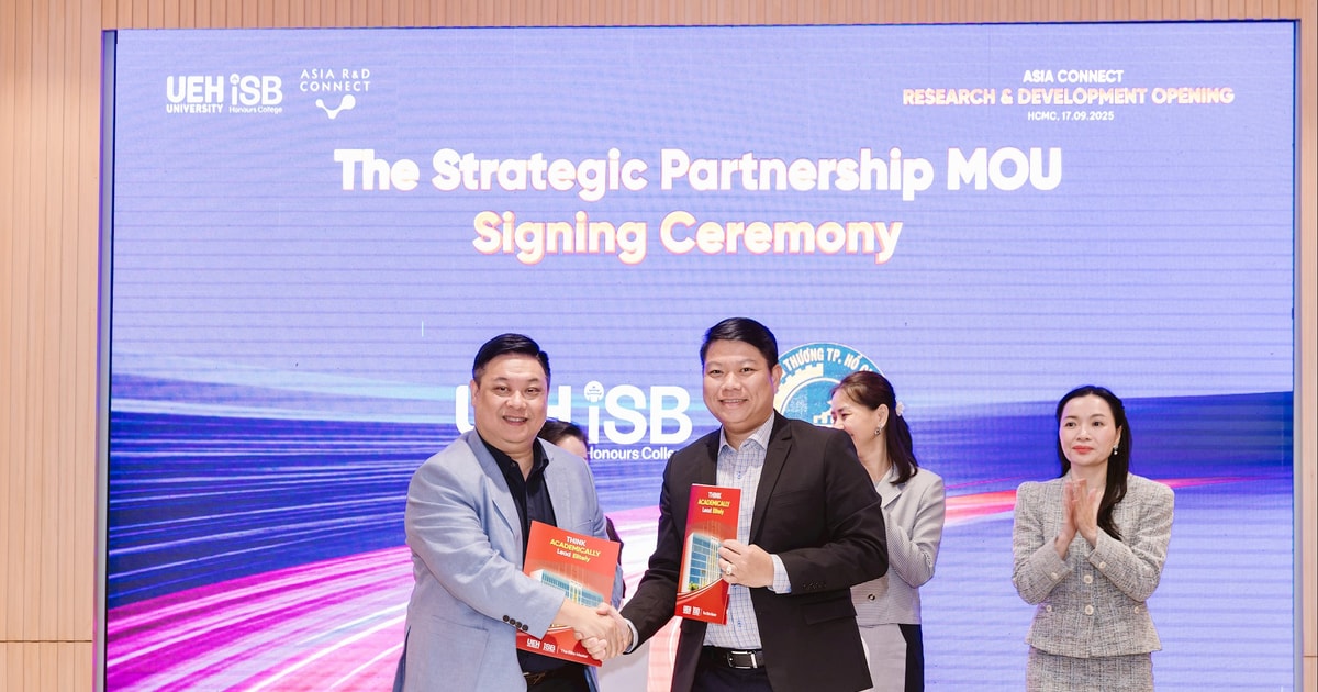 Trường Tài năng UEH.ISB ra mắt Dự án Trung tâm Asia R&D Connect