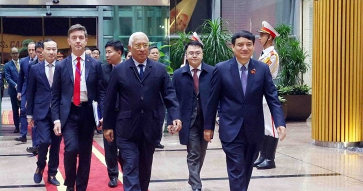 Chủ tịch Hội đồng châu Âu António Costa bắt đầu thăm chính thức Việt Nam